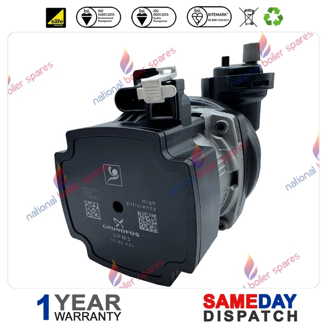 BAXI ADVANCE COMBI 24/28/33/40 Boiler Pump 15-60 UPM 3 7713520 £98.99 ...