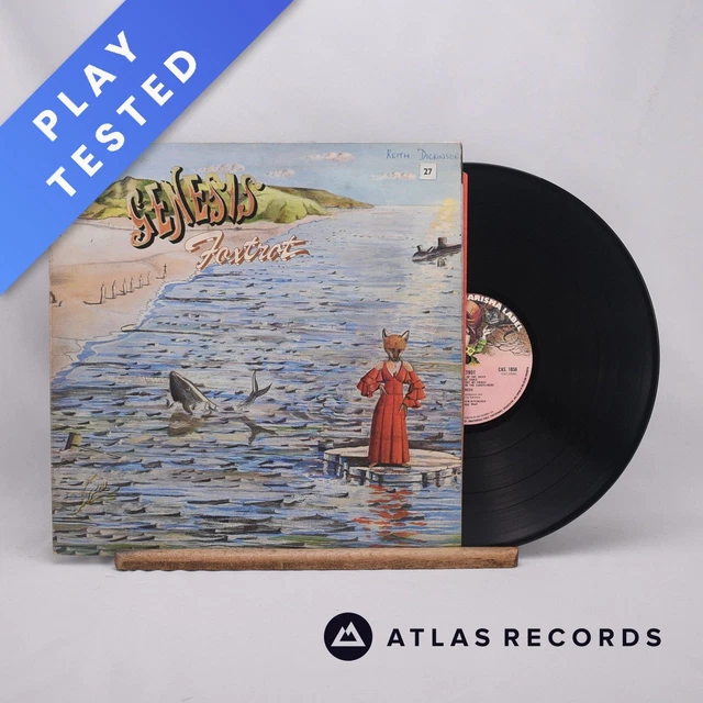 GENESIS FOXTROT PORKY Textured Sleeve Gatefold LP Album Vinyl Record ...