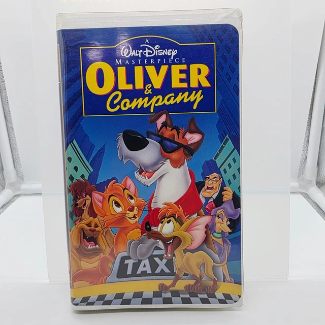 OLIVER & COMPANY VHS 1988 Animation Disney Masterpiece Family Film £13. ...