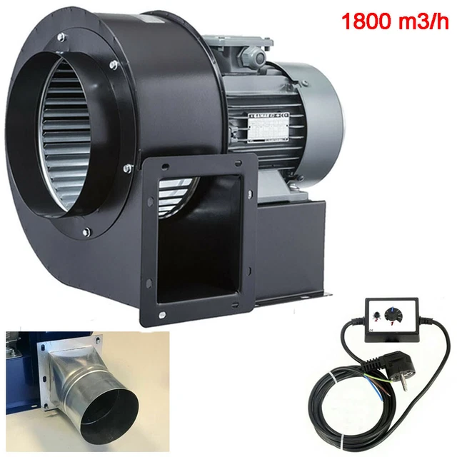 RADIAL BLOWER AIR Deflection Radial Fan Industrial Radial Fan 230V £180 ...