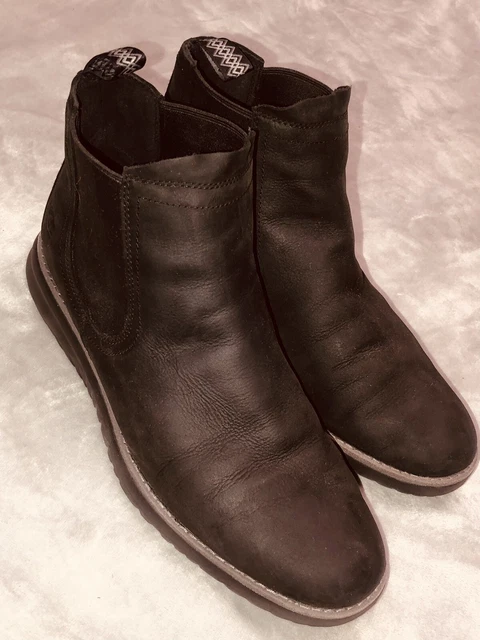 UGG UNION CHELSEA Weather Boot Men’s 12 Black Leather £53.70 - PicClick UK