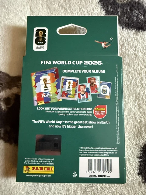 PANINI FIFA WORLD Cup 2026 Official Stickers Collection Eco-Box x 3 £26 ...