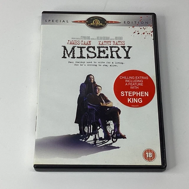 MISERY DVD 1990 Special Edition James Caan Kathy Bates Stephen King $5. ...