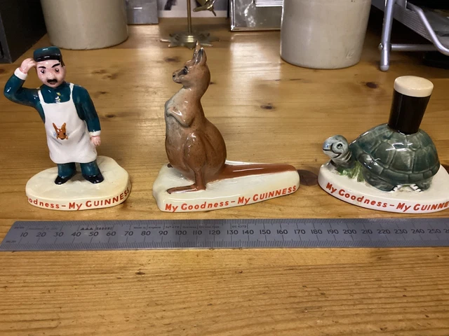 GUINESS CARLTON WARE Original Zoo Keeper Figures From The 1950s. £165. ...