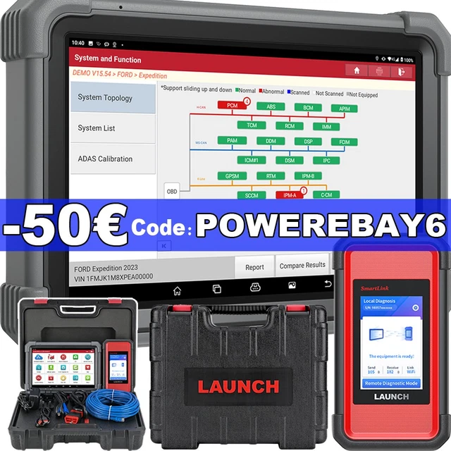 LAUNCH X431 PRO3S+ Elite PRO 5 PAD 7 KFZ OBD2 Diagnosegerät J2534 ECU ...
