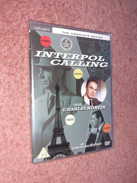 INTERPOL CALLING, THE Complete Series, DVD Boxset,Charles Korvin NEW ...