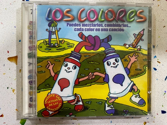 LOS COLORES CD Incluye Letras De Las Canciones - 14 Caniones Infantiles ...