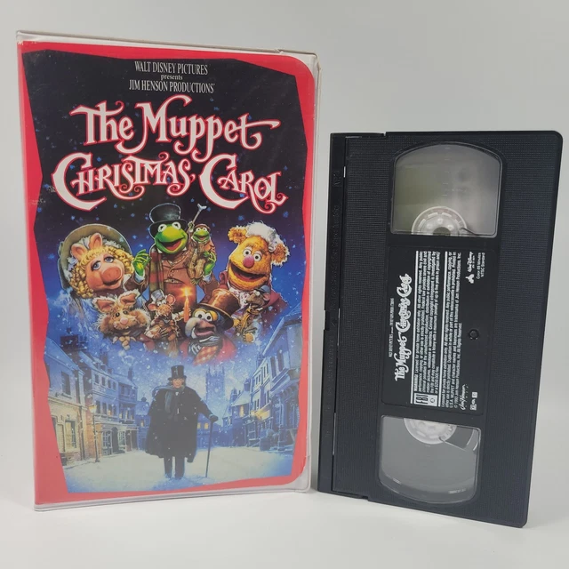 THE MUPPET CHRISTMAS Carol VHS Video Tape 1993 Jim Henson Walt Disney ...