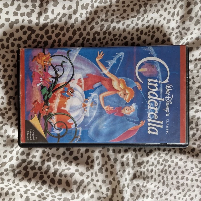 DISNEY CLASSIC CINDERELLA VHS 410 Vintage Black Diamond Edition in ...