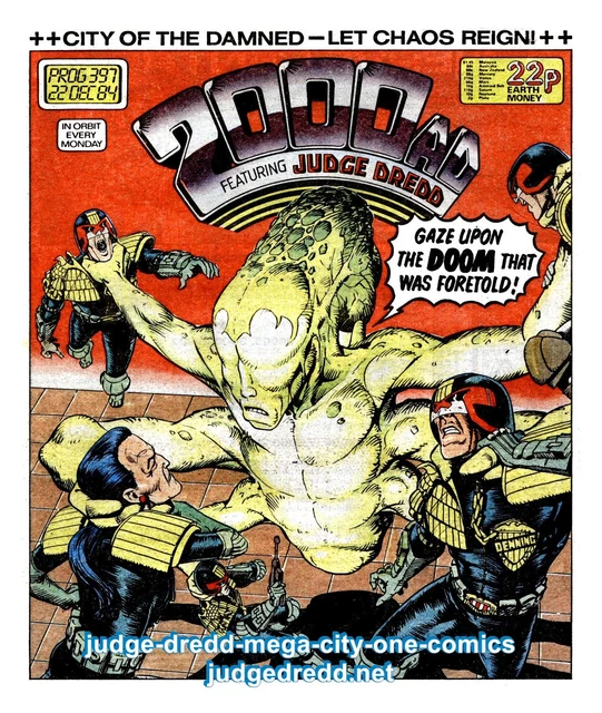 2000AD PROG 397 Judge Dredd Comic Very Good to Excellent Condition (A ...
