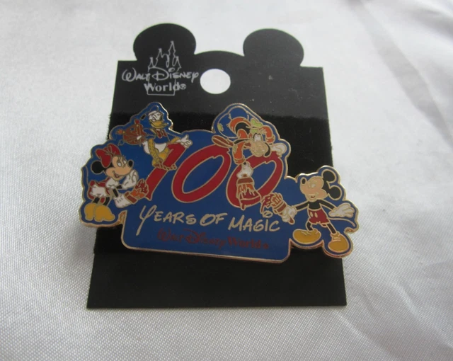 DISNEY PIN 100 Years of Magic Walt Disney World Goofy Mickey Mouse ...