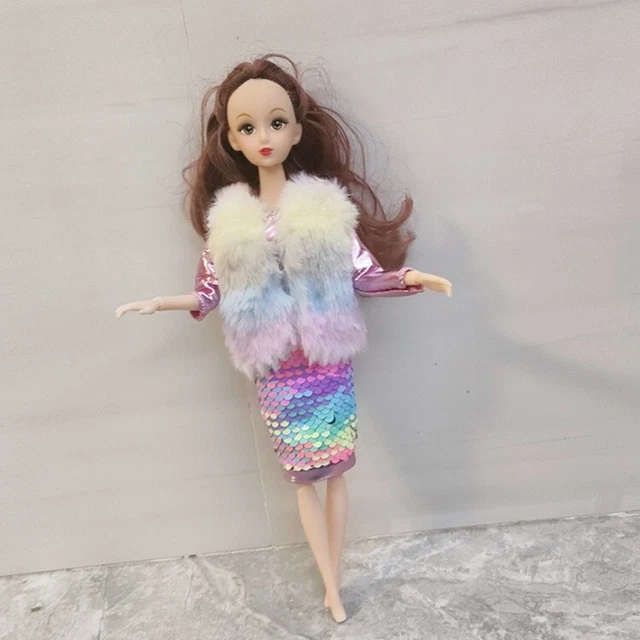 BARBIE DOLL SIZED Cloth/Accessory@Any 1 Vest+A Pair Shoes+1 Mini Dress ...