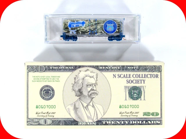 N SCALE WEST POINT Mint Transparent Box Car - Micro Trains NSC Special ...