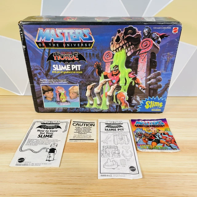 HE-MAN MOTU MODELLINO Mattel Masters Of The Universe Slime Pit in ...
