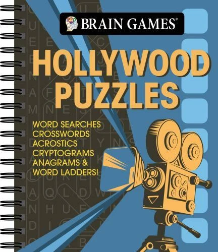 BRAIN GAMES - Hollywood Puzzles: Word Searches, Crosswords, Acrostics ...