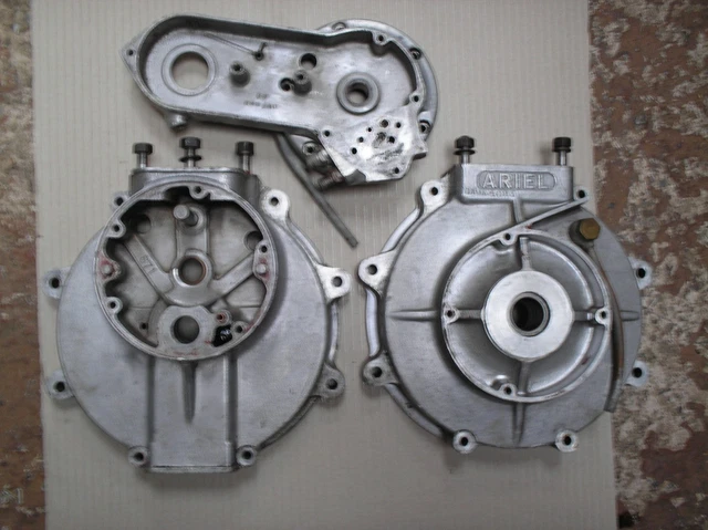 ARIEL 1958 350 500 Single NH VH ?? crank case cases crankcases + timing ...