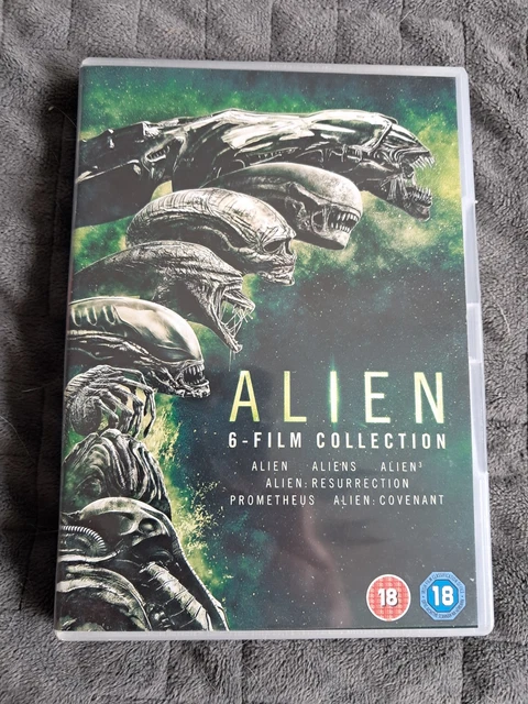 THE ALIEN DVD COLLECTION (THE FIRST 6 FILMS) CLASSIC SCI-FI HORRORS 99p ...