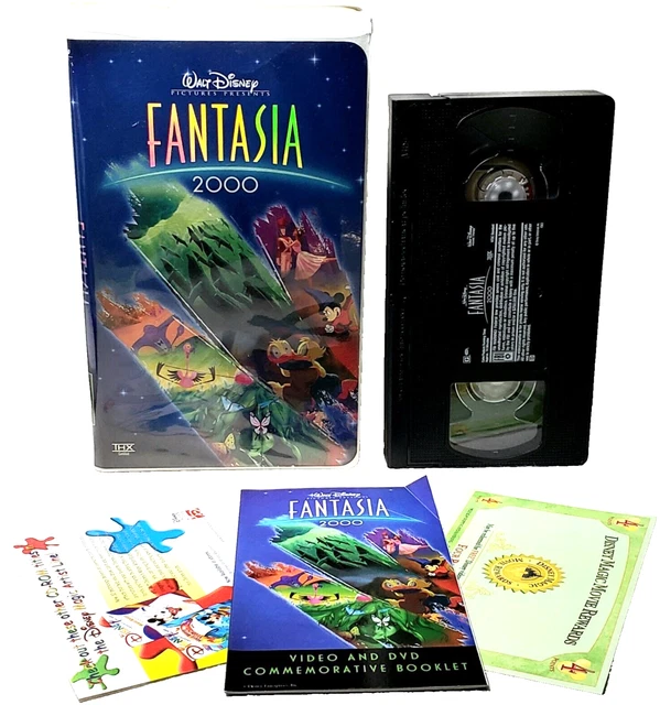 FANTASIA 2000 WALT Disney VHS w. Commemorative Booklet + Magic Movie ...