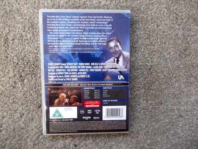 INHERIT THE WIND (DVD) Spencer Tracy,Fredric March,Gene Kelly / EUR 1 ...