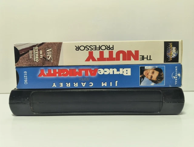 COMEDY VHS LOT of 3 – Bruce Almighty, Nutty Professor, Blues Brothers ...