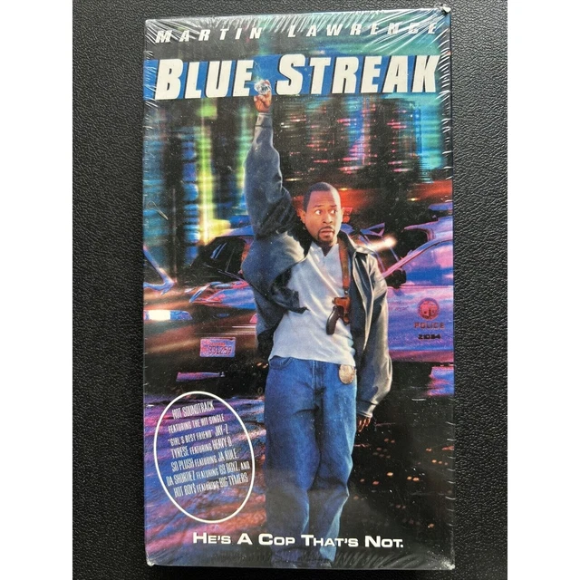 BLUE STREAK VHS 2000 Movie Martin Lawrence Luke Wilson Comedy Sealed ...