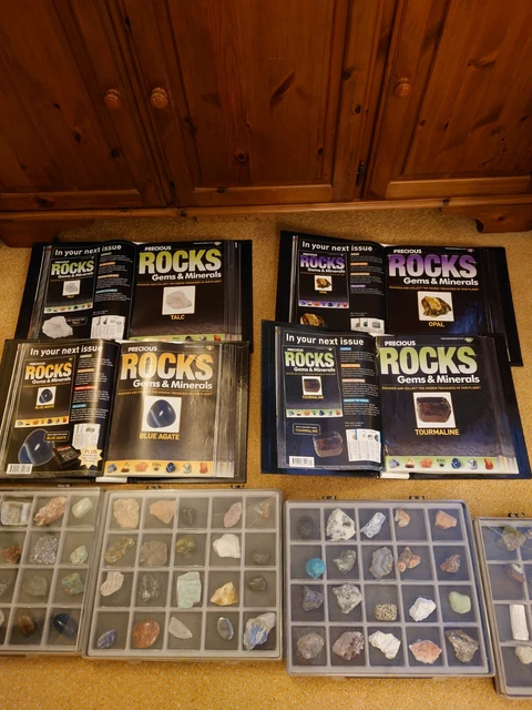 RBA PRECIOUS ROCKS Gems Minerals Complete Full Set Collection 2010 ...