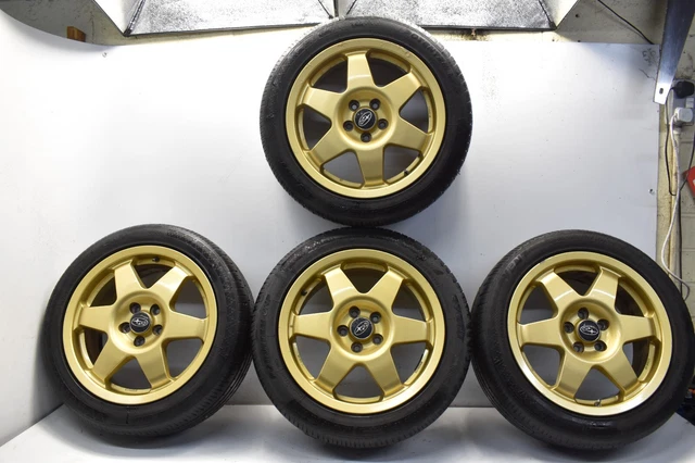 SUBARU IMPREZA CLASSIC 94-00 Speedline St2 Alloy Wheels 5X100 + Tyres ...