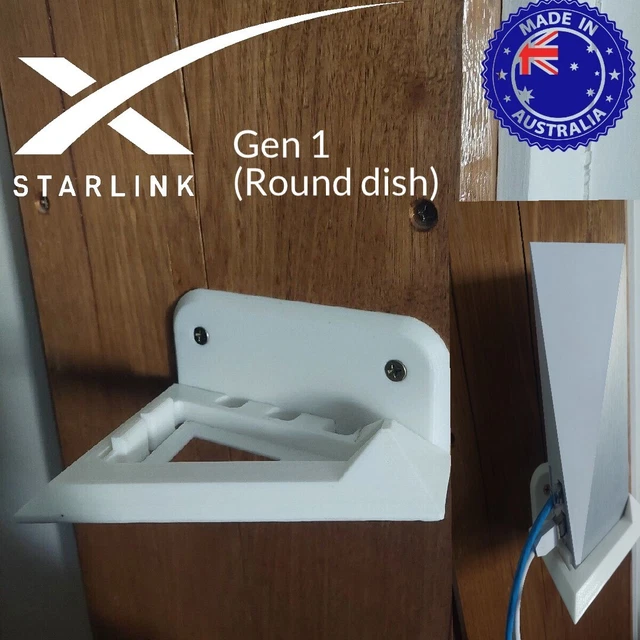 STARLINK ROUTER MODEM Wall Mount / Bracket Suit Gen1 UTR-201 $17.02 ...
