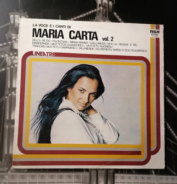 33 TOURS LP. Italien. Maria Carta. La Voce E I Canti Dimaria Carta. Vol ...