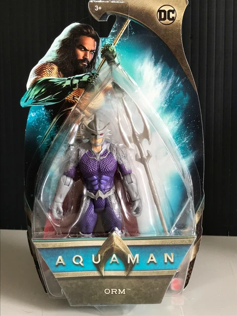 DC AQUAMAN MOVIE King Orm With Trident Action Figure (Mattel 2018) £14. ...
