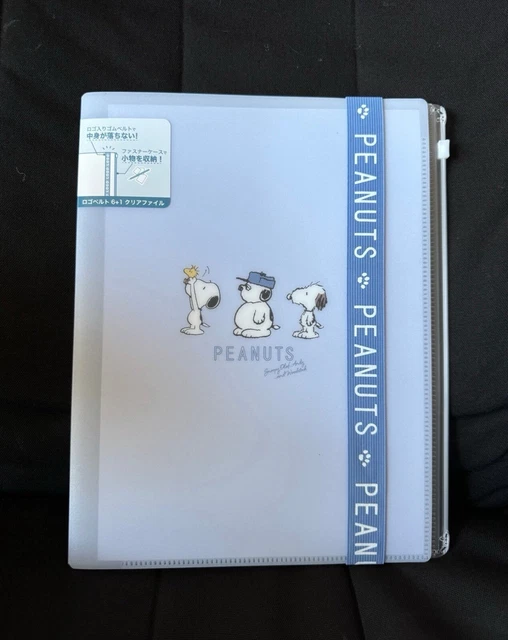 PEANUTS SNOOPY FAMILY A4 Folder with an organizer $30.00 - PicClick