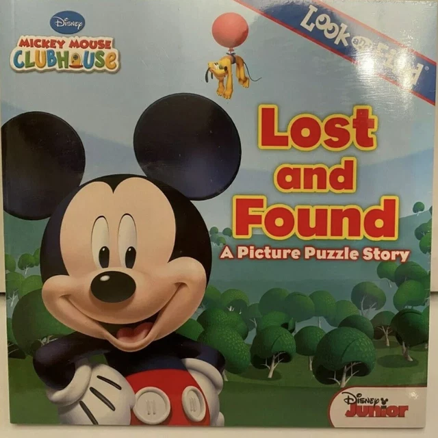 DISNEY JUNIOR MICKEY Mouse Clubhouse Little First Look and Find Book ...