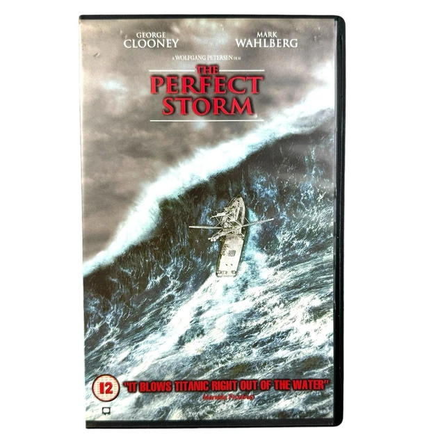 THE PERFECT STORM Video VHS Ex Rental Large Case Action Film Cert 12 ...
