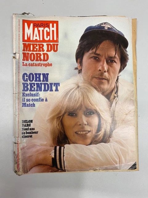 REVUE PARIS MATCH 1977 Alain Delon Mireille Darc Chaplin Dalila Pas Dvd Vinyle EUR 8,00 ...