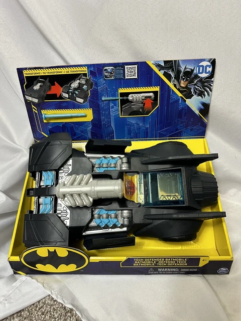 BATMOBILE VEHICLE TRANSFORMING Blaster Launcher DC Comics Batman Tech ...