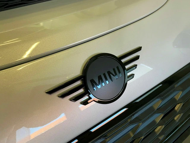 MINI GENUINE F55 F56 F57 FRONT Bonnet Badge Emblem Black 51149880863 ...