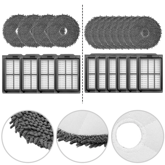 FOR 3I P10 Ultra Robot Vacuum Replacement Parts Kit with Cleaning Cloth ...