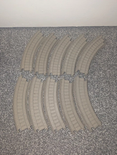 THOMAS & FRIENDS Trackmaster/TOMY Grey Curved Tracks £1.76 - PicClick UK