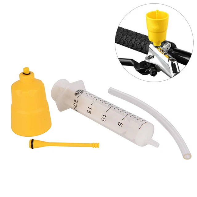 BICYCLE HYDRAULIC DISC Brake Mineral Oil Bleed Kit Funnel Set Bike Tool ...