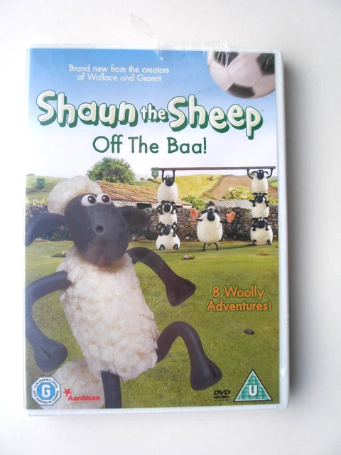 SHAUN THE SHEEP Off The Baa Dvd. Brand New & Sealed 8 Woolly Episodes ...
