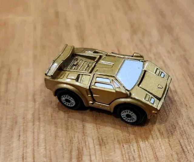 VINTAGE GALOOB MICRO Machines Deluxe Gold Lamborghini Countach Open ...