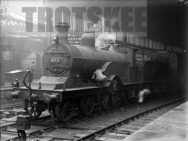 GLASS NEGATIVE MR Midland Railway Steam Loco 673 New Street 1926 £54.10 ...