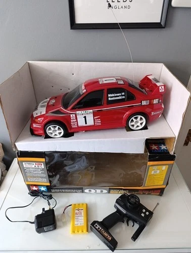 TAMIYA QUICK DRIVE 1/10 Mitsubishi Lancer Evolution VI Tommi Remote ...