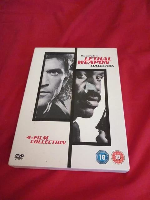 LETHAL WEAPON COLLECTION DVD (2005) Mel Gibson, Donner (DIR) cert 18 4 ...