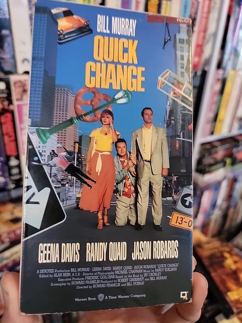 QUICK CHANGE 1990 VHS Rare Hard To Find Original Release Version $18.00 ...
