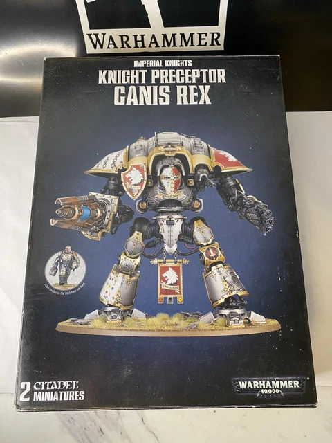 IMPERIAL KNIGHTS KNIGHT Preceptor Canis Rex New In Box Warhammer 40k GW ...
