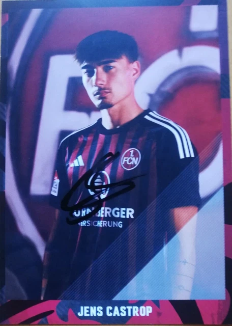 JENS CASTROP , 1. FC Nürnberg , Autogrammkarte 2023/2024 , 23/24 EUR 1 ...