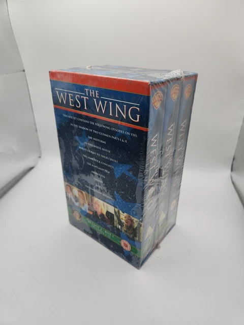 SEALED 3X VHS Box Set: The West Wing - Season 2 - Episodes 1-11 (Tears ...