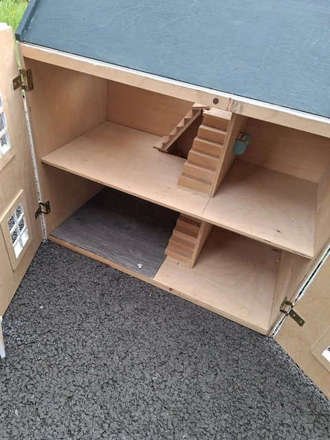 CHILDREN'S WOODEN PLAY Dolls House (REDUCED TO CLEAR) £21.50 - PicClick UK