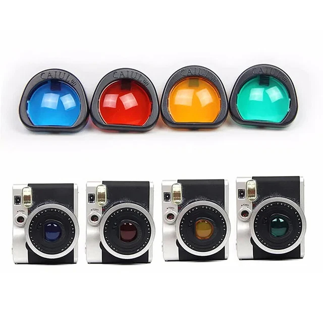 4PCS PER SET Fujifilm Instax Mini 90 Instant Camera Colorful Filters ...